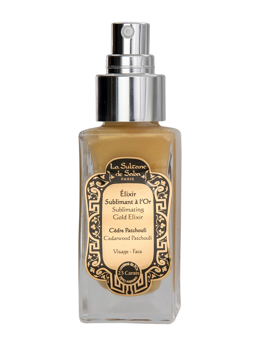 Elixir Sublimant à l'Or - Senteur Cèdre et Patchouli – La Sultane de Saba